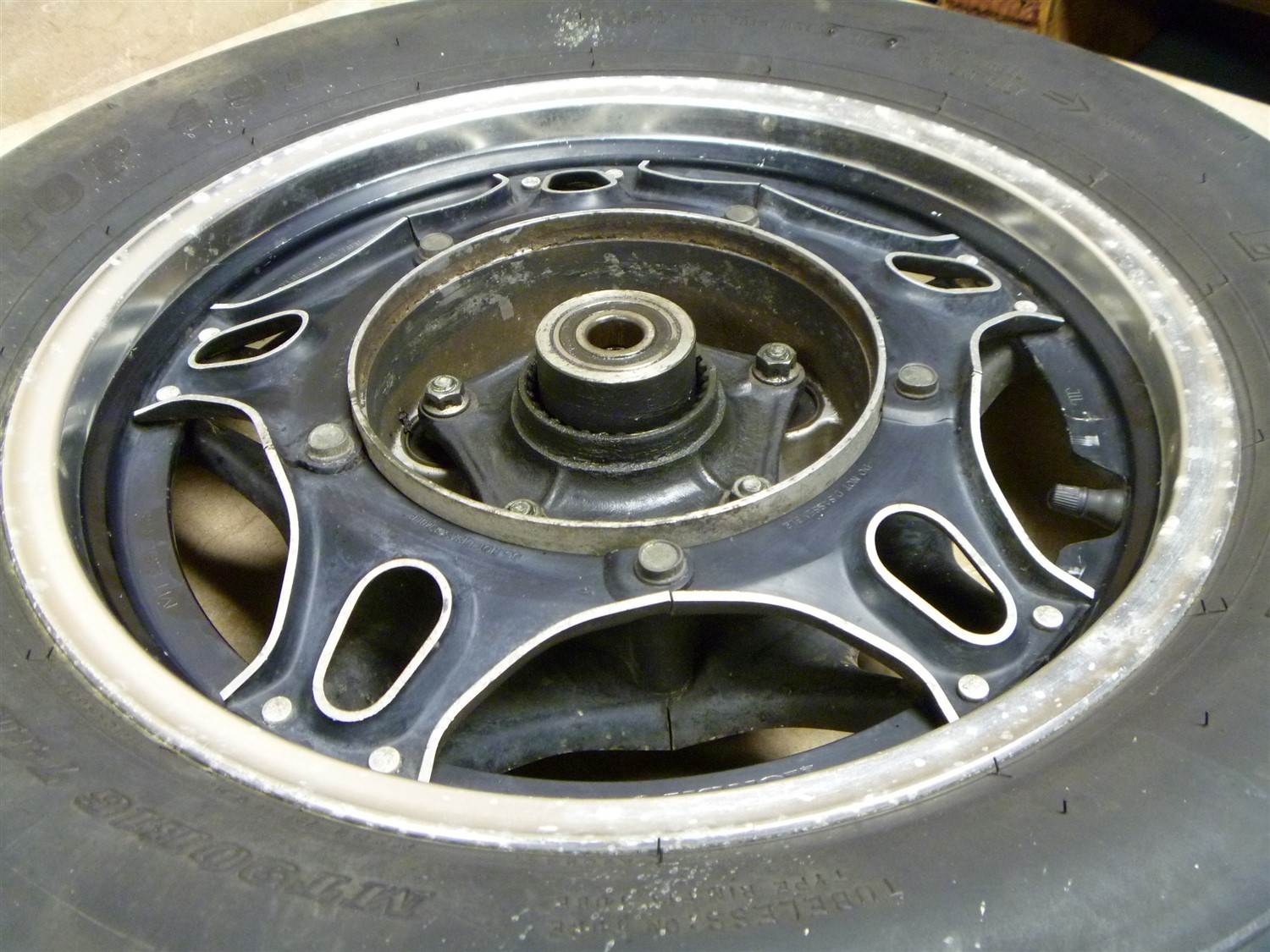 Honda 900 CB CUSTOM CB900-C Used Rear Wheel Rim 1981 #HB51 Vintage ...