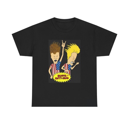 Beavis And Butthead Tshirt Comedy Tv Series Retro American Flag Unisex ...