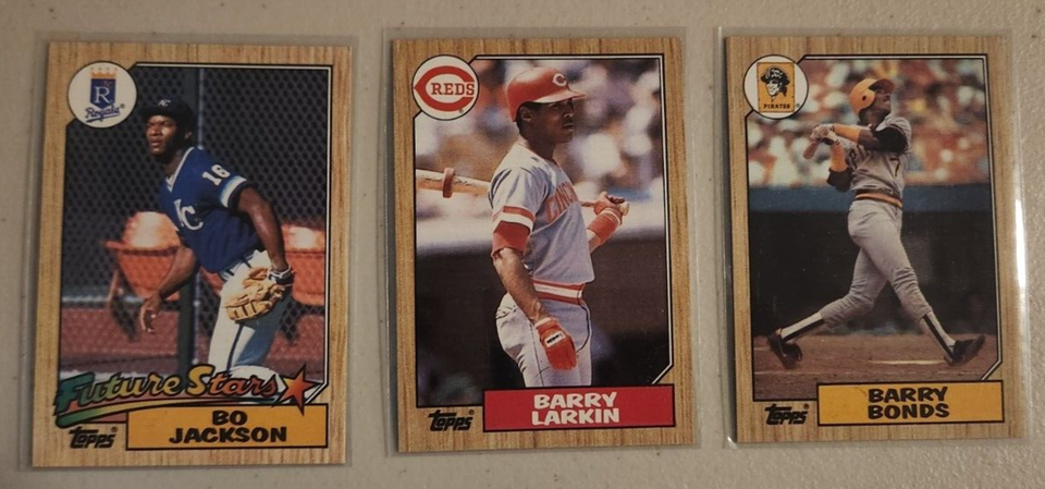 1987 TOPPS BASEBALL COMPLETE SET 792 CARDS BARRY BONDS BO JACKSON BARY ...