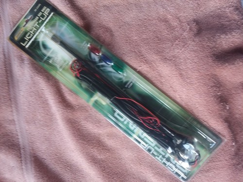 Metra FM AMPLIFIED ANTENNA 12V LED LIGHT UP white red blue green SEALED ...