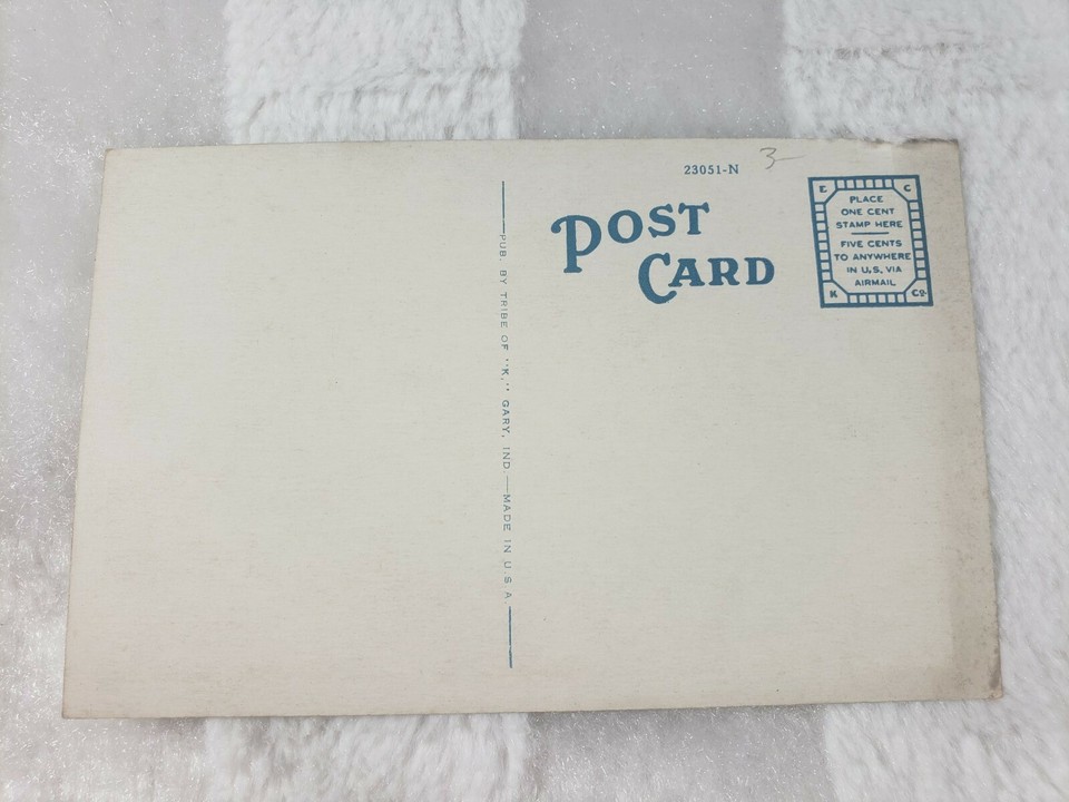 C 1920 Brick Ambassador Apartments The Steel City Gary IN White Border ...