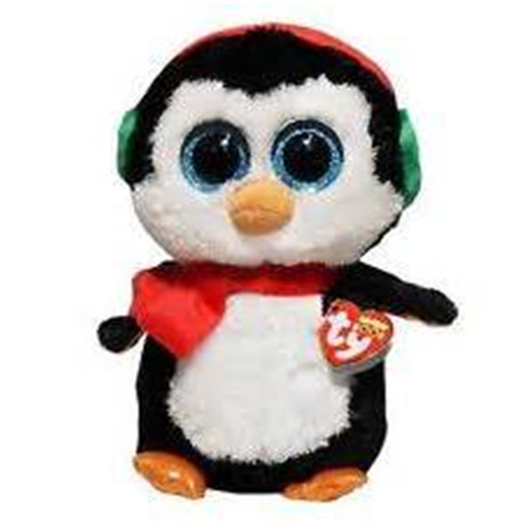 TY BEANIE BOO NORTH THE CHRISTMAS PENGUIN 6 INCHES MWMT | eBay