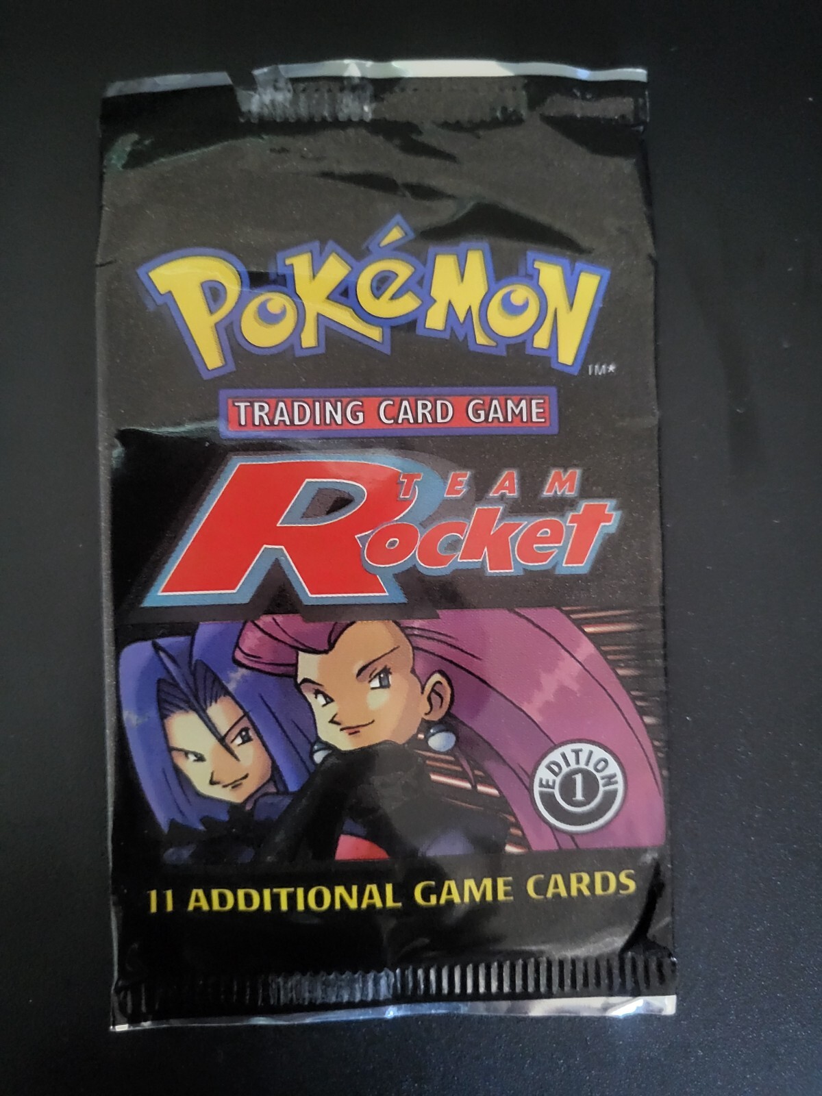 Pokémon TCG Team Rocket 1st Edition Booster Wrapper/Box Top - Choose ...