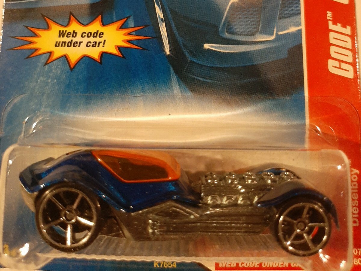 2007 Hot Wheels Code Car 19/24 Dieselboy Blue Variation w/Chrome FTE ...