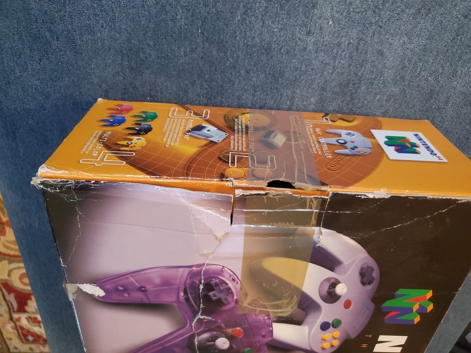 Nintendo 64 Atomic Purple Console -BOX ONLY- | eBay