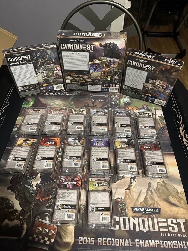 Warhammer Conquest LCG (Sealed) with Rare Regional Playmats and DEMO ...