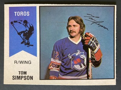Tom Simpson 1974-75 O-Pee-Chee WHA #16 - Toronto Toros | eBay