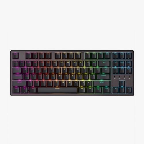 PC GAMING KEYBOARD DURGOD K320 NEBULA RGB LED BACKLIGHT CHERRY SILENT ...