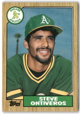 Steve Ontiveros 1987 Topps #161 - K6087 | eBay