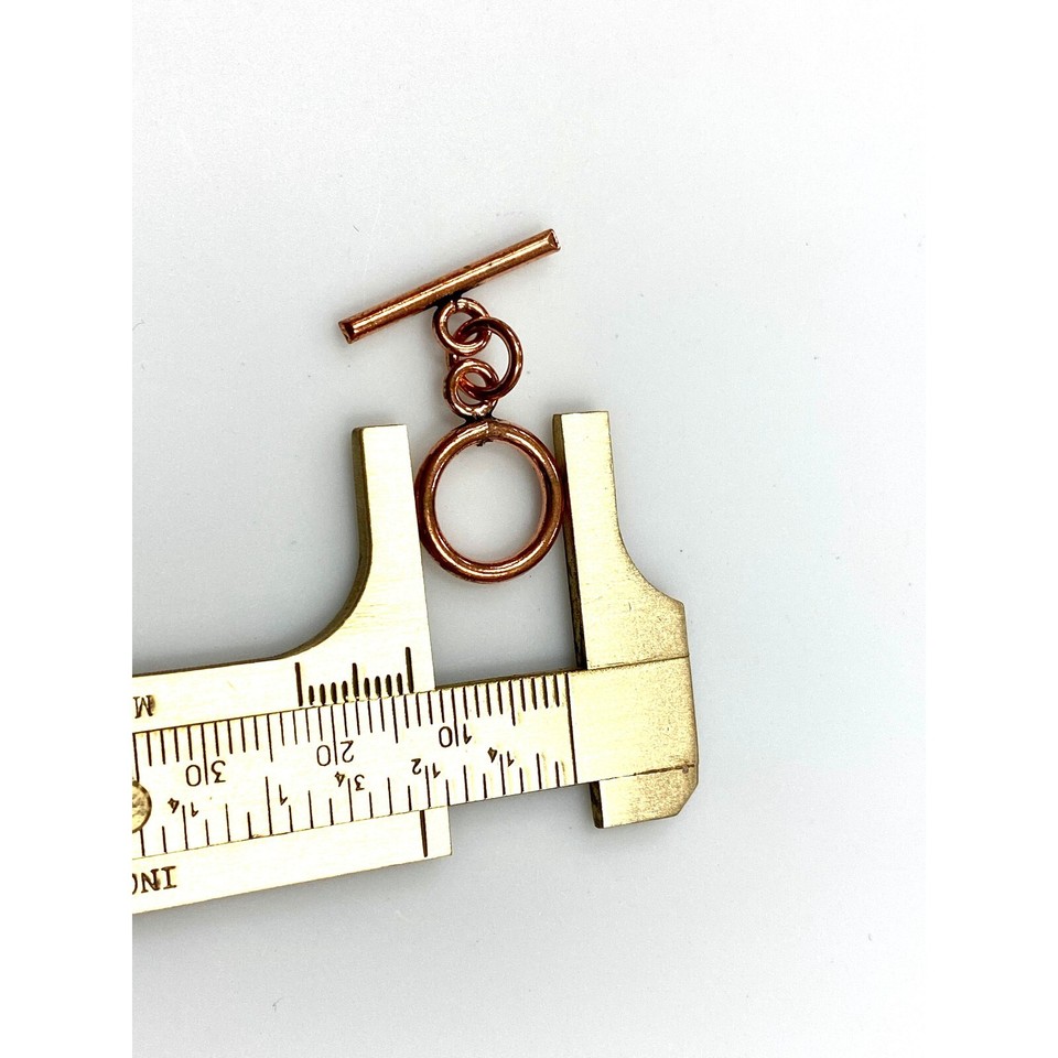 5 Pcs Copper Clasp Genuine Handmade Antique Looking Copper Toggle Clasp ...