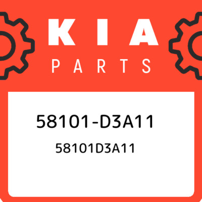 58101-D3A11 Kia 58101d3a11 58101D3A11, New Genuine OEM Part | eBay