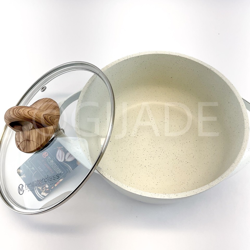 Masterclass Cookware Premium Collection 2.4-qt 8 In Casserole With Lid ...