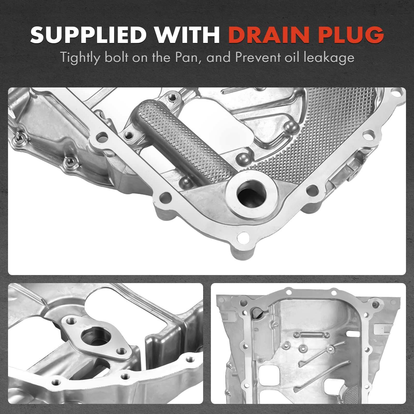 Upper Engine Oil Pan for Toyota Tacoma 2005-2015 4Runner 2010 2.7L ...
