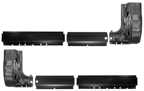 Front Rear Rocker Panel Cab Corner CREW CAB 99-16 Ford Super Duty F250 ...
