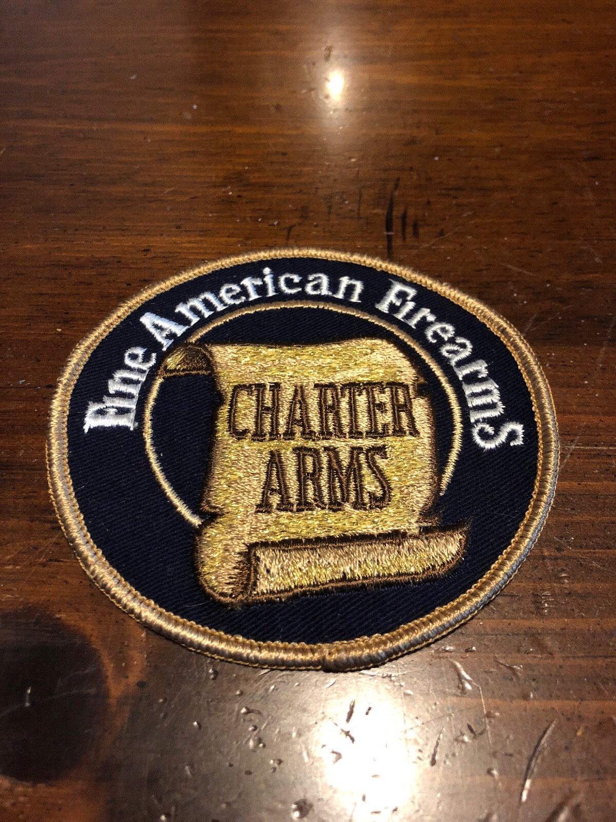 VINTAGE CHARTER ARMS “FINE AMERICAN FIREARMS” PATCH LARGE 4” REVOLVERS ...