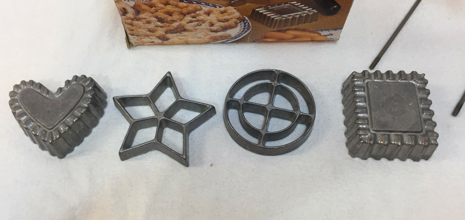 Nordic Ware Double Rosette & Timbale Iron Set w/ 4 Molds Per Dip ...