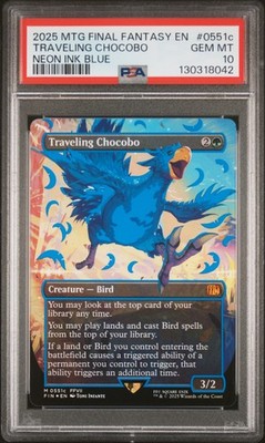 2025 MTG FINAL FANTASY COLORFUL CHOCOBOS-NEON INK BLUE TRAVELING ...