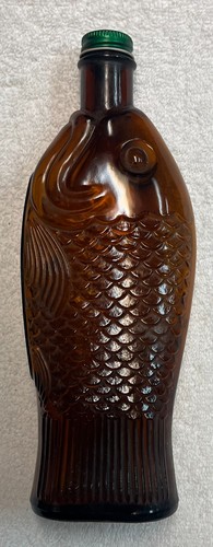 Dr Frisch’s Bitters Cod Liver Oil Amber Fish Bottle w original Cap | eBay