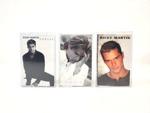 Ricky Martin SELF-TITLED Cassette Tape 1999 Vuelve and A Medio Vivir ...