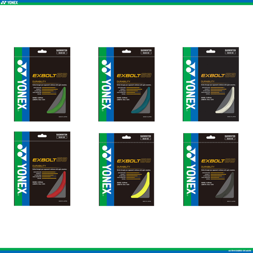 YONEX Badminton String 10M Pack - EXBOLT 68 – 7 Colours Available ...