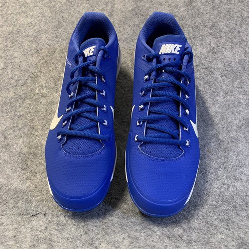 Nike Flywire Baseball Shoes Blue Size 8 Metal Spikes Cleats Max Air ...