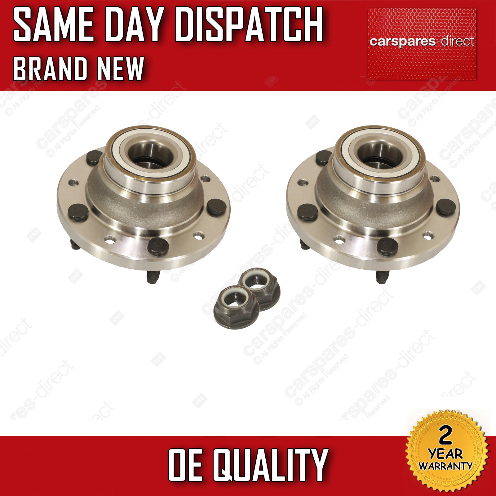 Ford Transit MK7 TT9 2.2 2.4 3.2 TDCI 2006-2014 (x2) Roue Arrière Hub ...