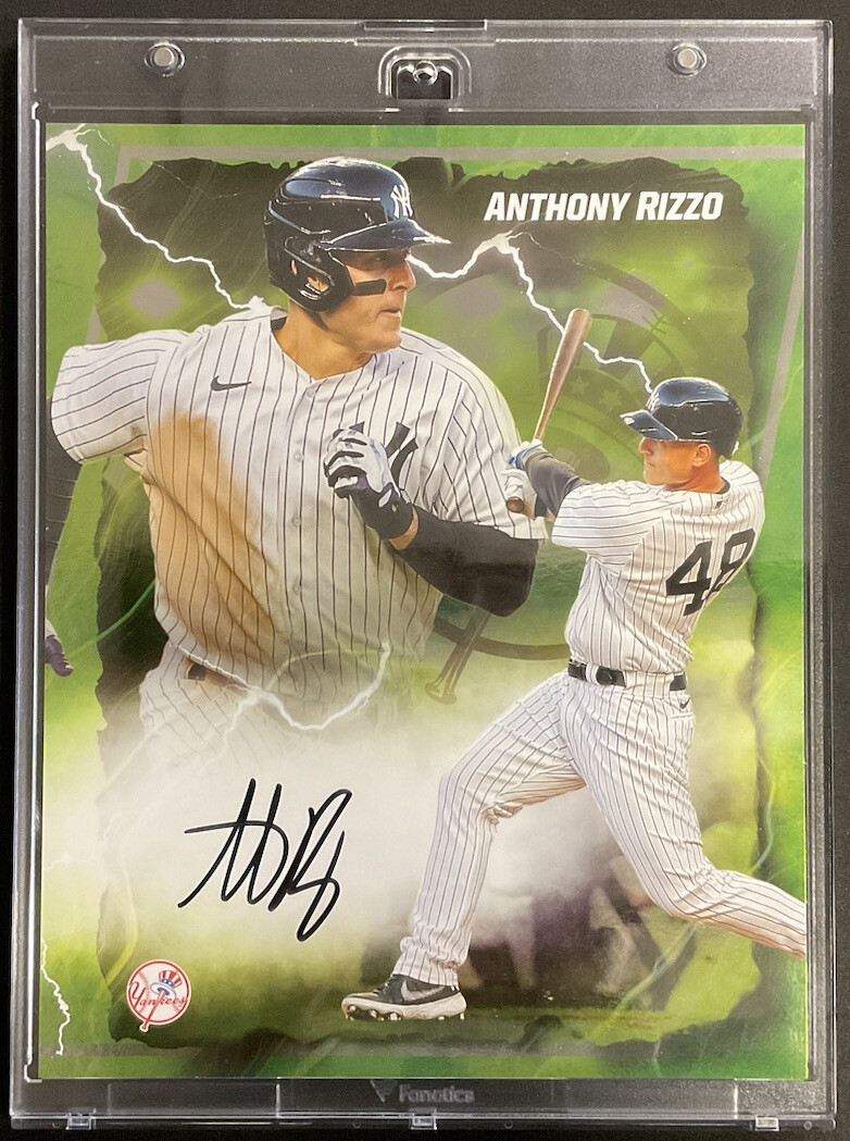 Anthony Rizzo Autographed Memorabilia | Signed Photo, Jersey ...