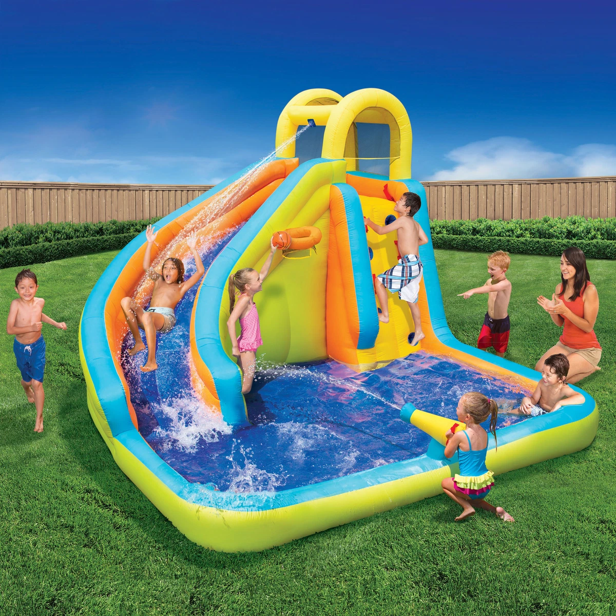Backyard Inflatable Water Slide