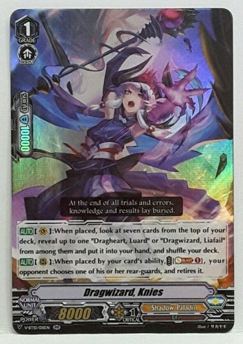 Bushiroad Cardfight Vanguard Dragwizard, Knies V-BT10/018EN RR Ombre ...