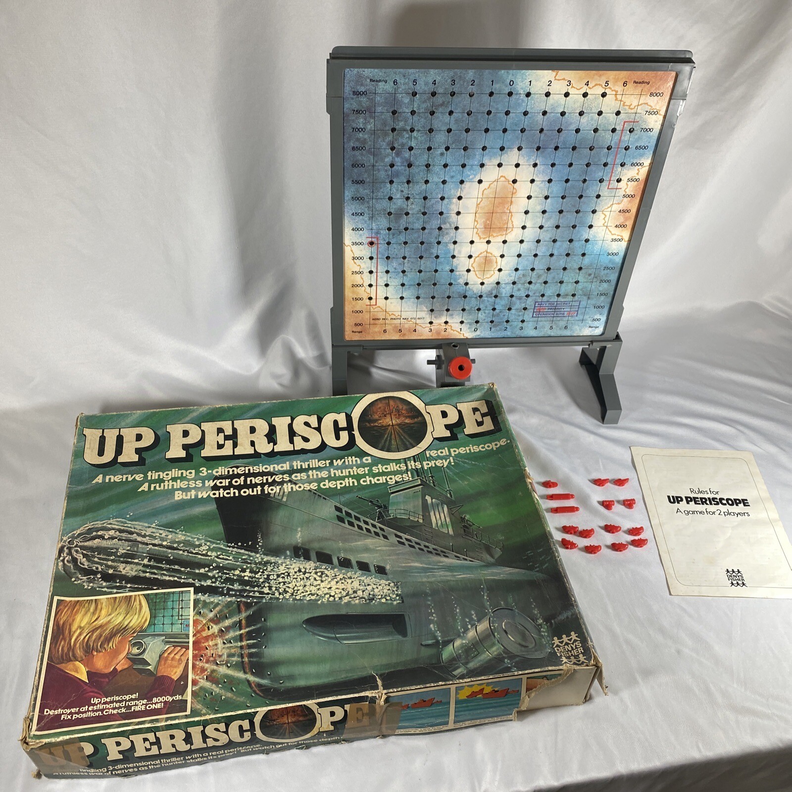 Vintage 1975 Up Periscope Game by Denys Fisher - Nearly Complete | eBay