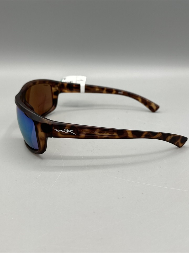 Wiley X WX Contend Captivate Polarized Safety Sunglasses Green Mirror ...