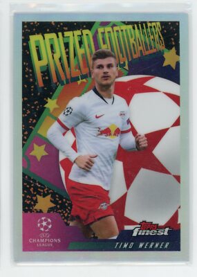 2020 Timo Werner Topps Finest UEFA Champions League Prized Footballers ...