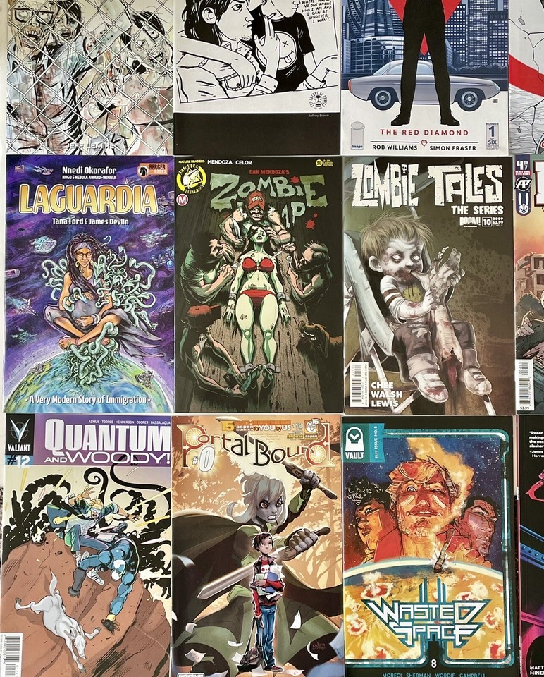 Lot of 15 Mixed Zombie Tramp, RAGS, Laguardia, Kingsman, Image Publ ...