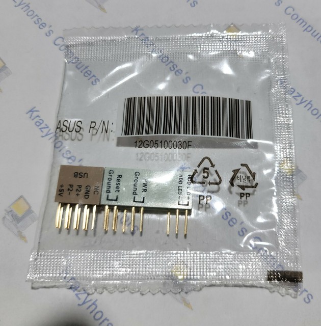2 Pcs ASUS Q Connector Original Part for ASUS P8z77 Premium White Brown ...