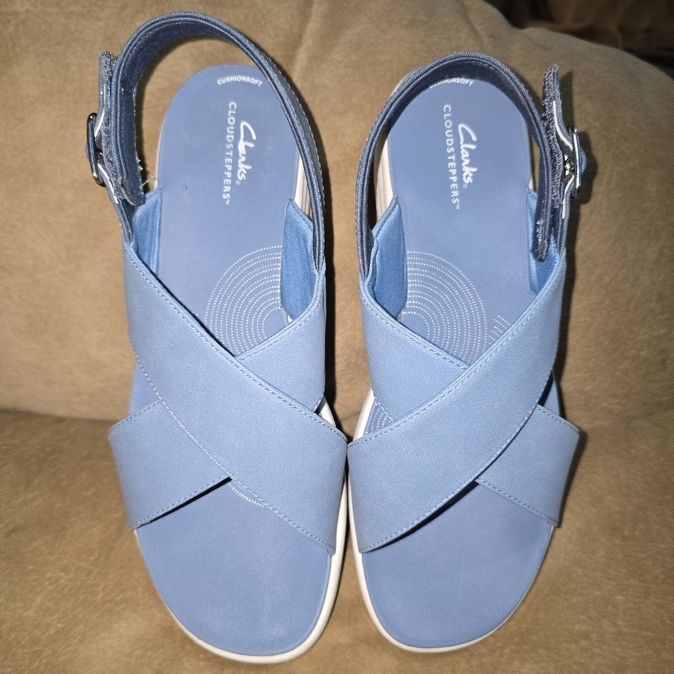 Clarks Cloud Steppers Backstrap Sandals - Drift Sun Size 11 | eBay