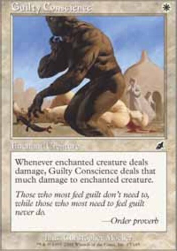 Guilty Conscience - Foil Magic mtg Moderate Play, English Scourge x1 | eBay