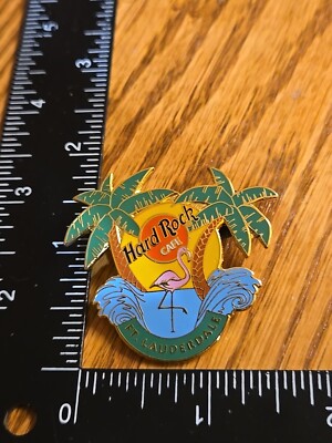 HARD ROCK CAFE Fort Lauderdale PALM TREE Flamingo PIN M8 | eBay