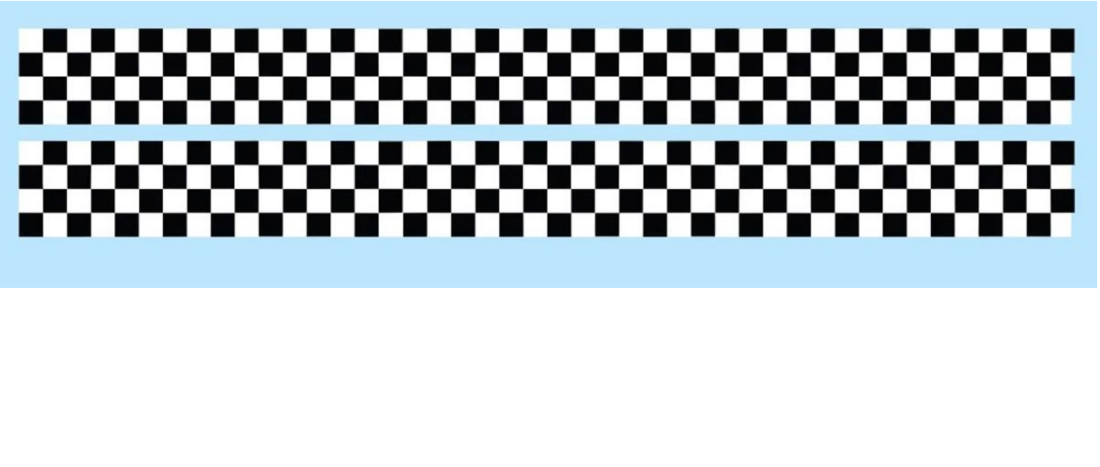 Straight Checkered Flags 1:24 1:25 Scale STS 388 Model Decals ...