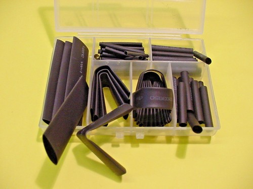 63pc 2:1 Heat Shrinkable Tubing Kit Lighting Wiring Harness Electrical ...