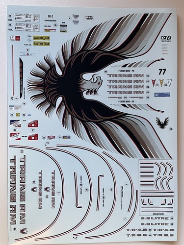1979 Pontiac Trans Am 10th Anniversary 1/8 Scale Model Car Decals | eBay