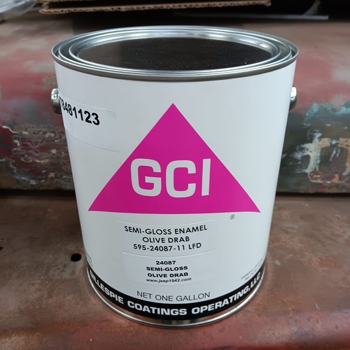 Gillespie Military Paint 24087 1 Gallon. 1950-1970s OD M38 M38A1 M37 ...