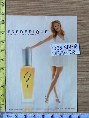 Frederique Supermodel Fragrance 1994 Vintage Promotional Print Ad | eBay