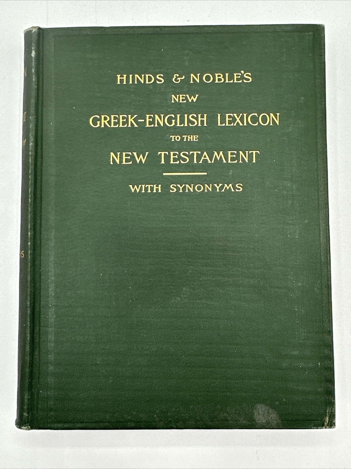 Antique 1897 A New New Testament Interlinear Greek to English Lexicon ...