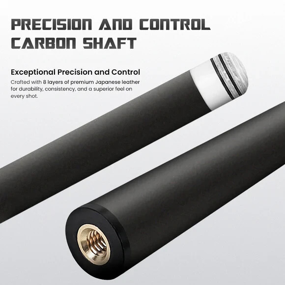 Big Cat Pool Cue Carbon Shafts with 11.8 and 12.4 Tips | eBay