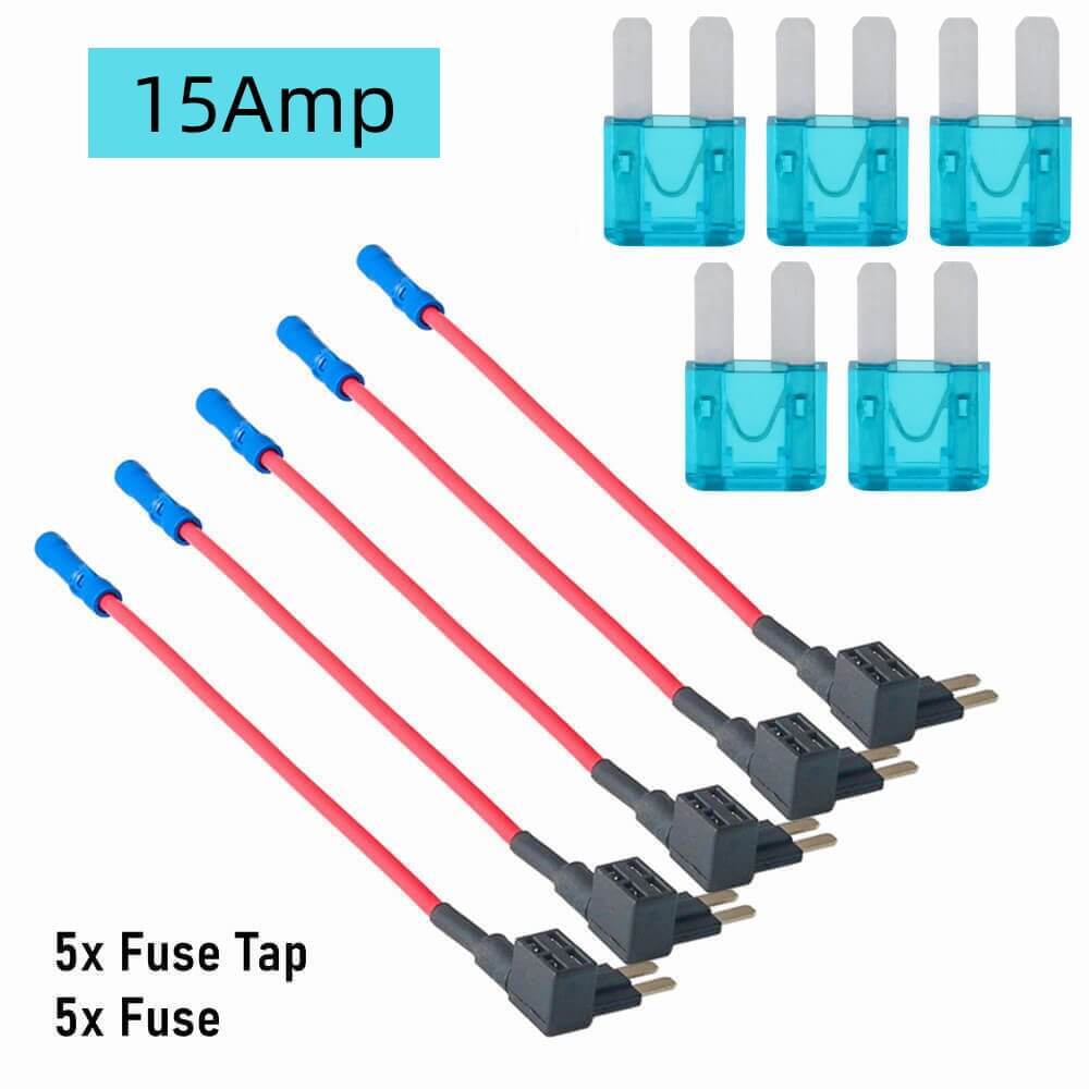 5 SETS MICRO 2 BLADE FUSE ADAPTER ADD-A-CIRCUIT FUSE HOLDER and MICRO2 ...