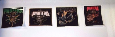 2 sets of Pantera 5" Vinyl decals - Dimebag METAL Vinnie - 8 stickers ...