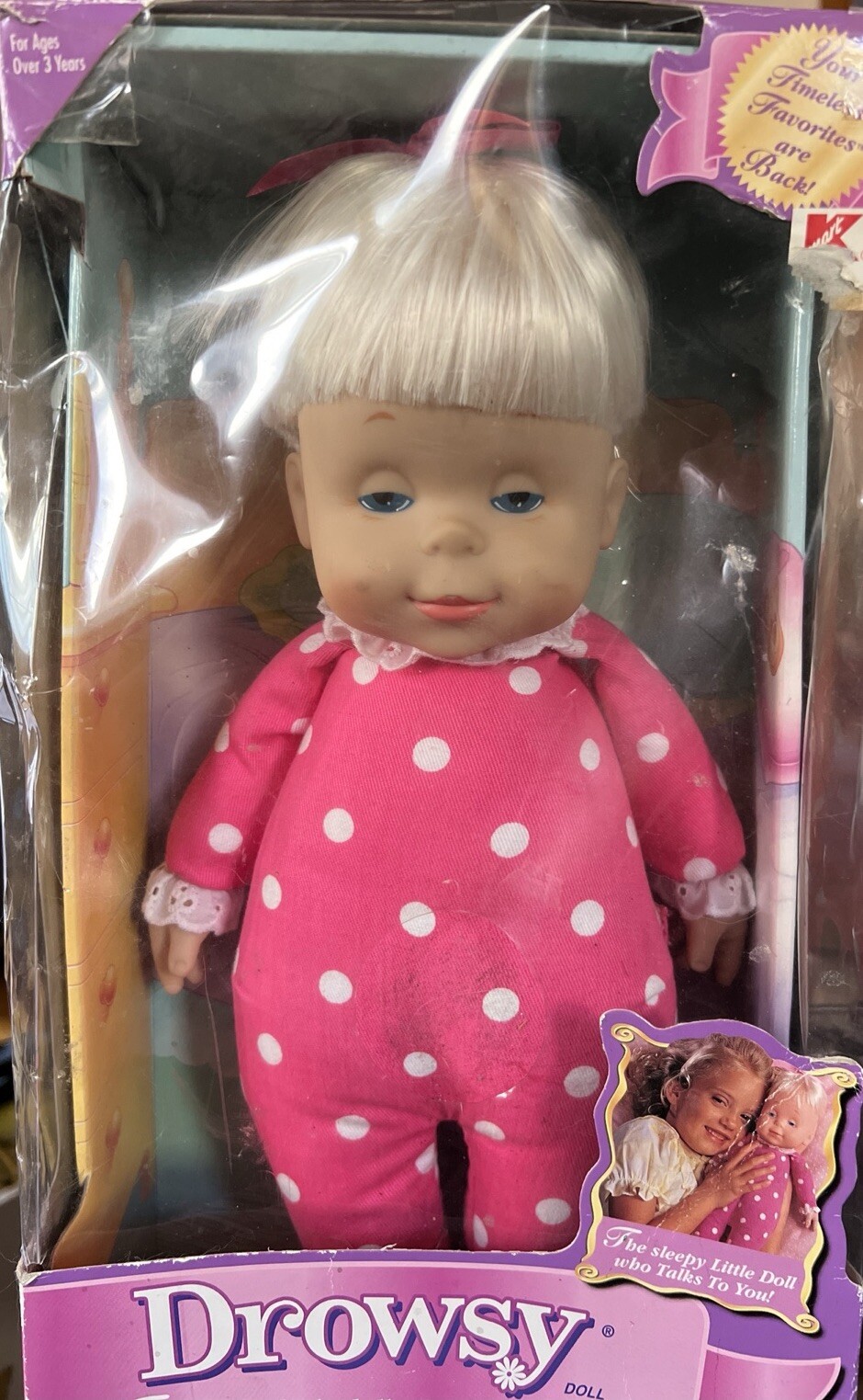 RARE In Box Drowsy Doll Mattel Classic Collection Caucasian Blonde Girl Unused | eBay
