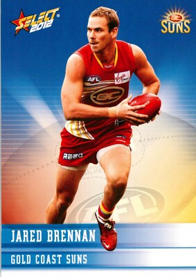 2012 GOLD COAST SUNS AFL Card JARED BRENNAN | eBay Australia