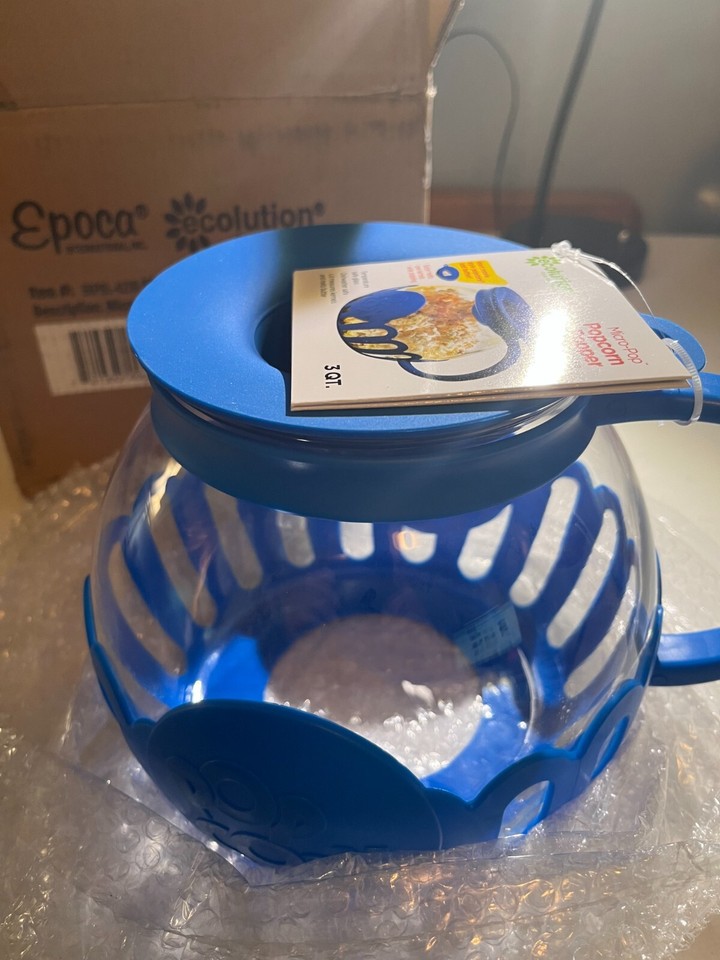 Ecolution Patented Microwave Micro-Pop Popcorn Popper Borosilicate ...