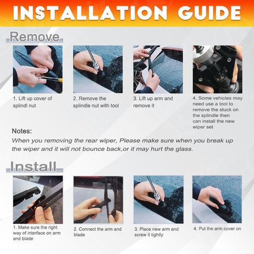 Rear Wiper Arm with Blade for 07-13 GM Escalade Suburban Tahoe Yukon XL ...